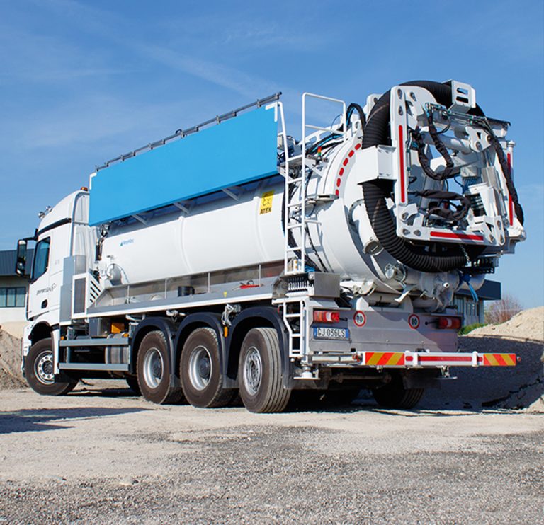 Suction excavators and industrial vacuum cleaners - Gerotto Trucks